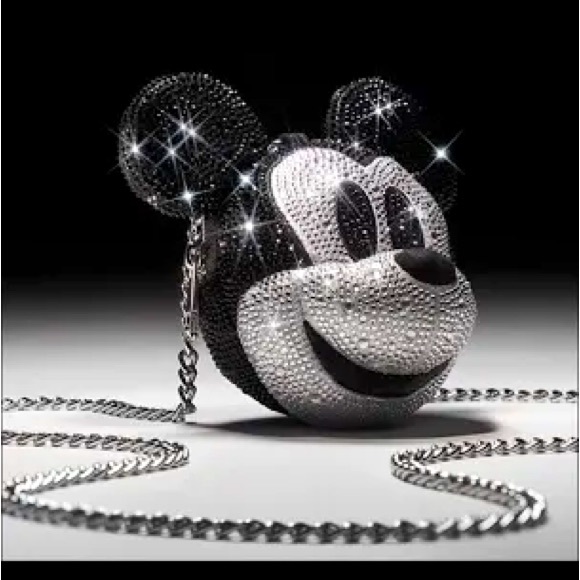 Disney | Bags | Disney Rhinestone Mickey Mouse Crossbody Bag | Poshmark
